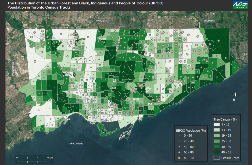 Parks and Forests are Missing in Marginalized Neighbourhoods