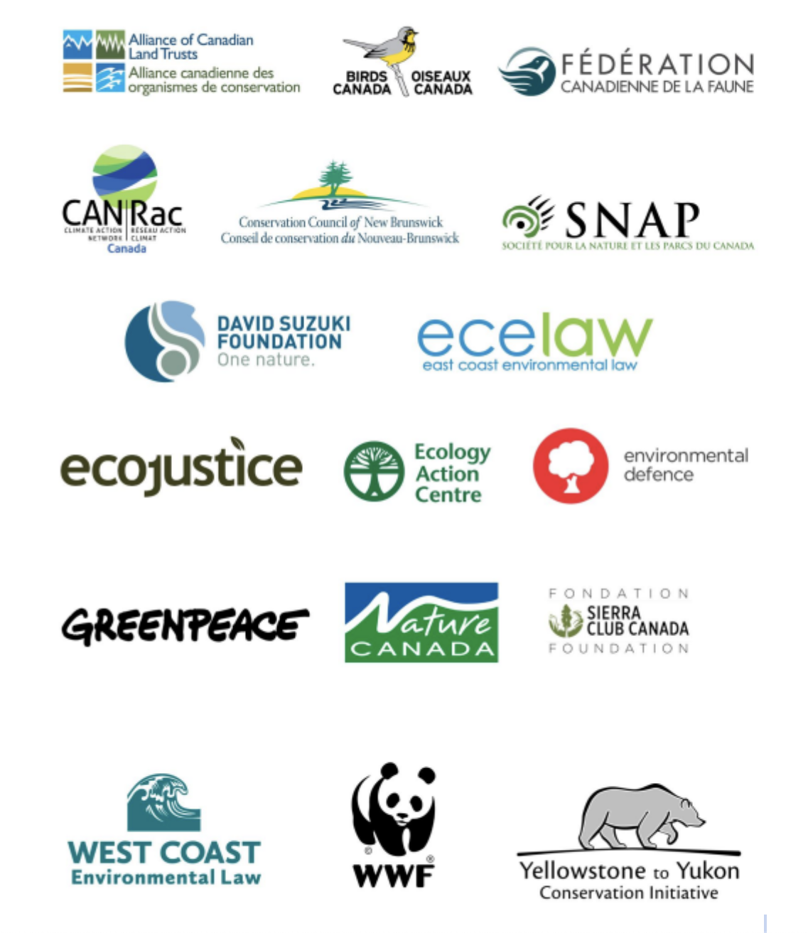 Canadian environmental groups call for ambitious global and national ...